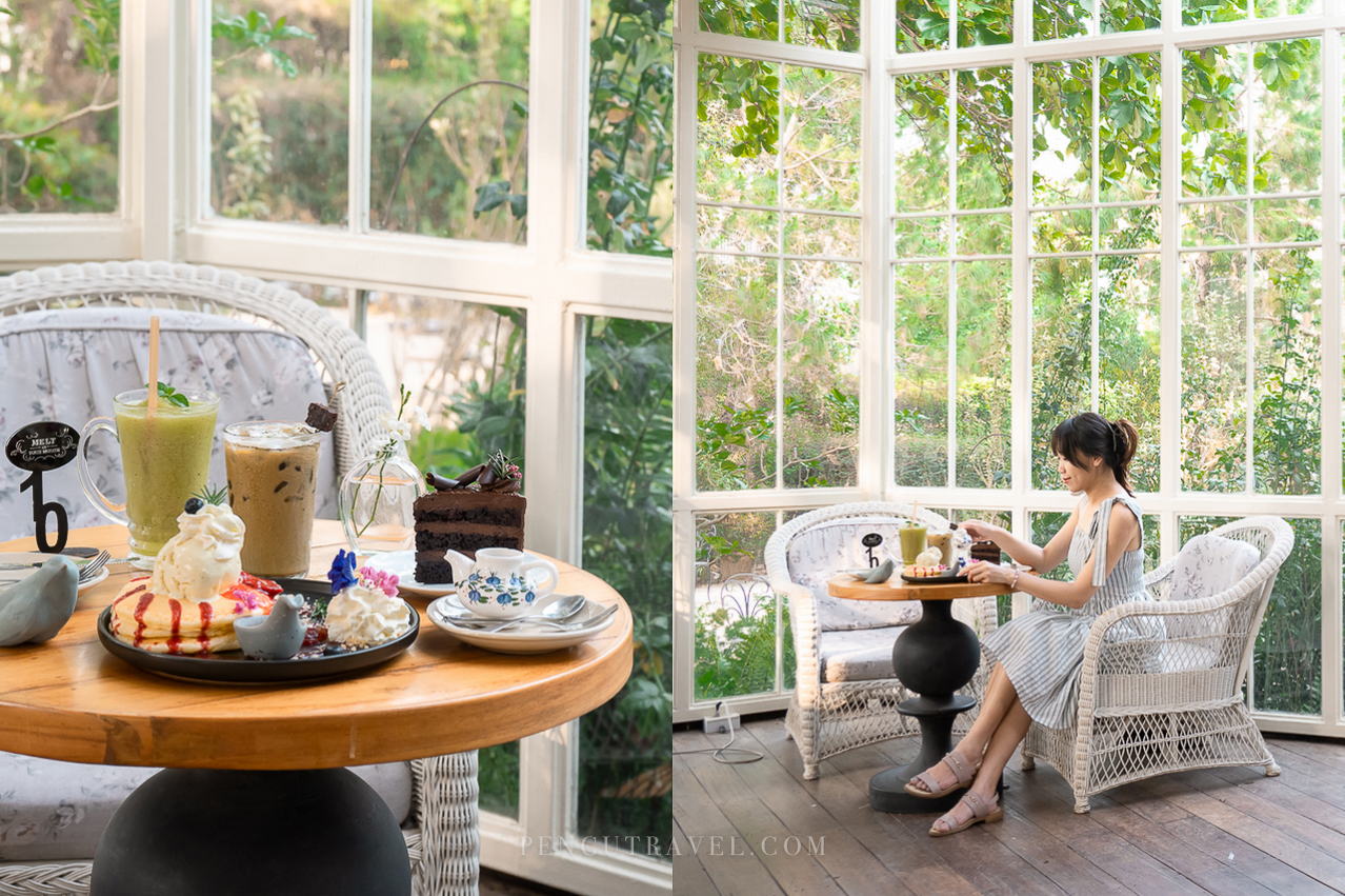 【泰國】清萊咖啡廳。Melt in your Mouth – 網床悠閒賞河景，童話般的鄉村風餐廳